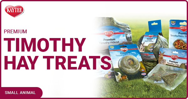 Look What's New at Kaytee: Premium Timothy Hay Treats | Kaytee